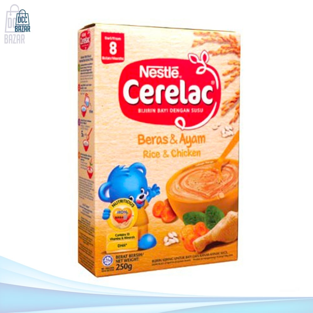 Nestle Cerelac Rice & Chicken pack 250gm